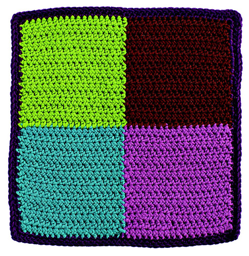 Ravelry: Square 1: Four Square pattern by Laurinda Reddig
