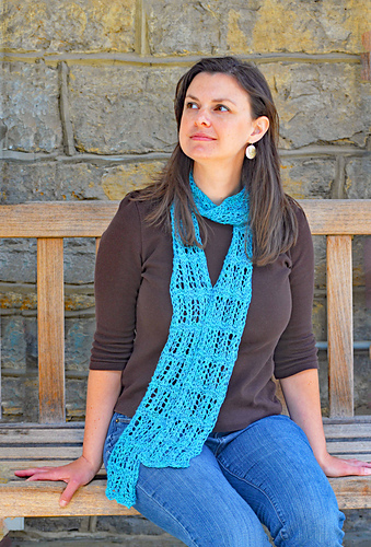 Ravelry: No-Fail Lace Scarf pattern by Cynthia Spencer