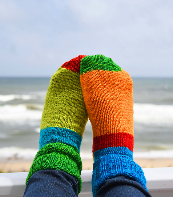 Ravelry: Top-Down Socks pattern by Mary Ellen Litzinger and Cynthia Spencer
