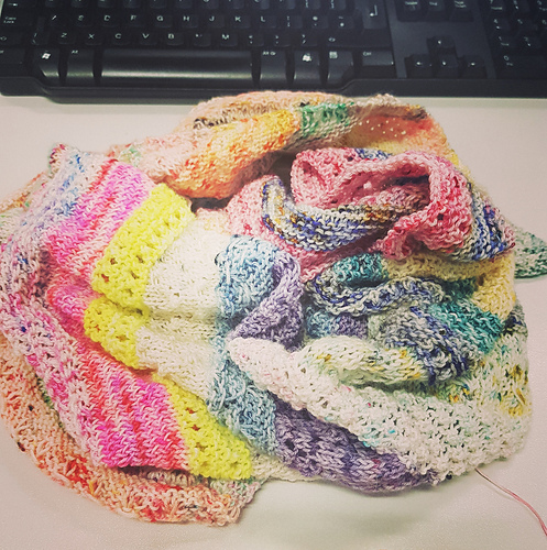 Ravelry: Advent MiniSkein Sampler Wrap pattern by Julie-Ann Amos