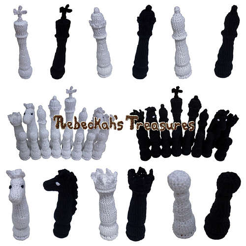 Ravelry: Crochet Chess Set pattern by Rebeckah Ferger