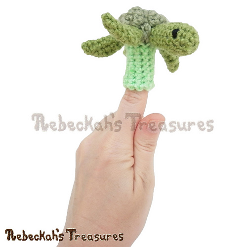 Ravelry: Finger Puppet Turtle Friend pattern by Rebeckah Ferger