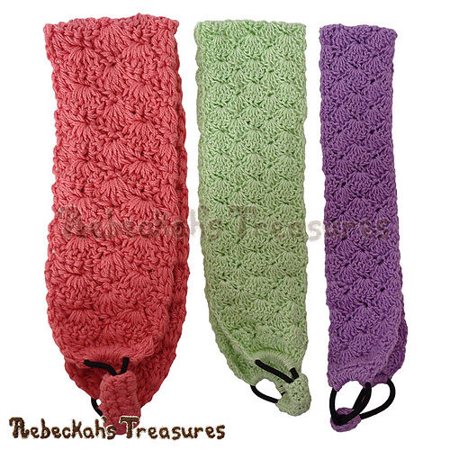 Ravelry: Adjustable Shells Headband pattern by Rebeckah Ferger