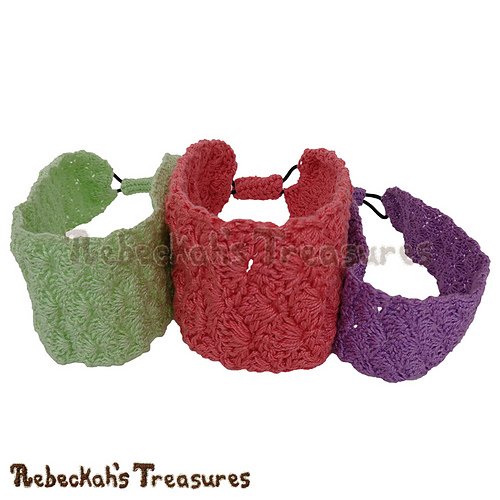 Ravelry: Adjustable Shells Headband pattern by Rebeckah Ferger