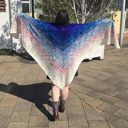 Ravelry: Learning To Fly Shawl pattern by Jennifer Pattison