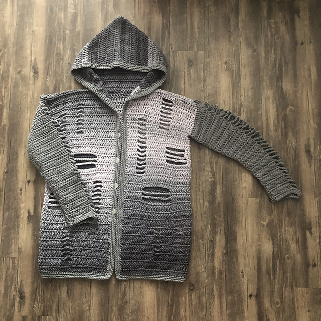 Ravelry: Goth Cloth Cardi pattern by Sudeep Rao