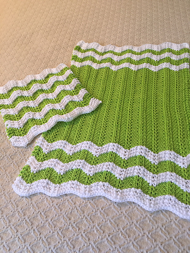 Ravelry: Rick Rack Towel Set pattern by Kate Agner
