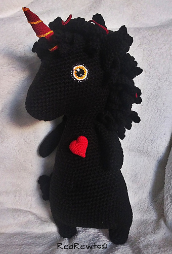 Ravelry: Ruby Dark Unicorn pattern by Red Rewts