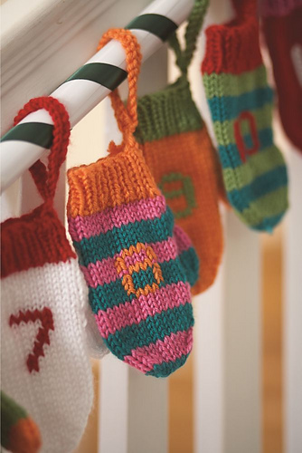 Ravelry: Advent Mini Mittens pattern by Bernat Design Studio