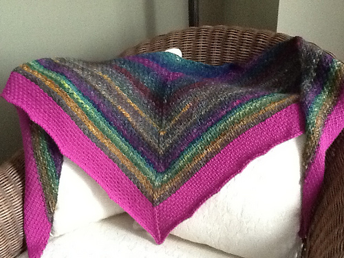 Ravelry: Noro Woven Stitch Shawl pattern by Z apasi