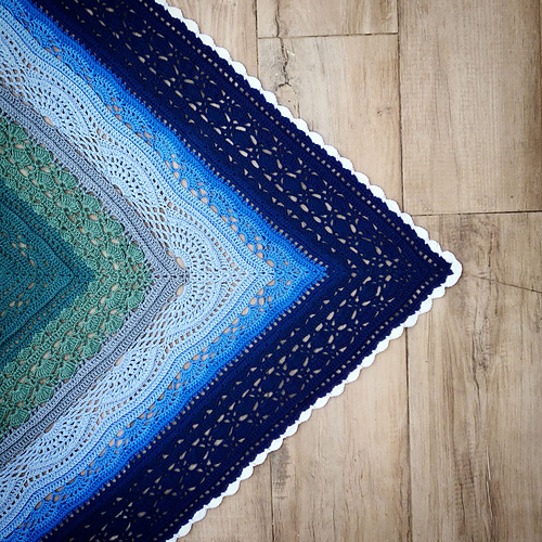 Ravelry: PuErhTea Shawl pattern by Red Teapot Atelier