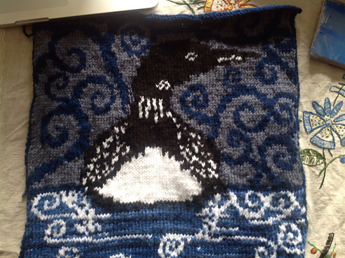 Ravelry: Spirit Loon Knitting Chart pattern by Melanie Nordberg