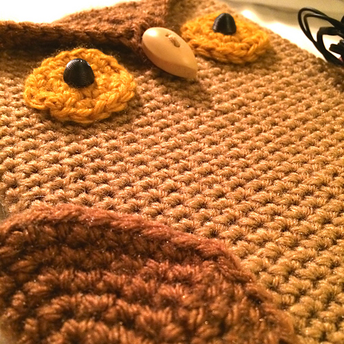 Ravelry: Crochet OWL iPad mini COVER Pattern pattern by Carlos Renedo