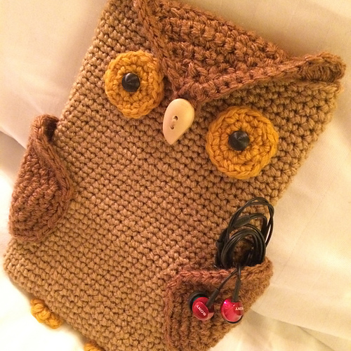 Ravelry: Crochet OWL iPad mini COVER Pattern pattern by Carlos Renedo
