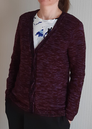 Ravelry: My Little Black Cardigan pattern by Naoko Ogawa