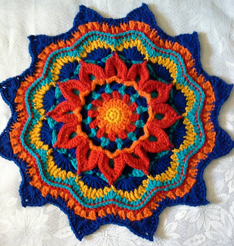 Ravelry: Mandela Mandala pattern by Angela Armstrong