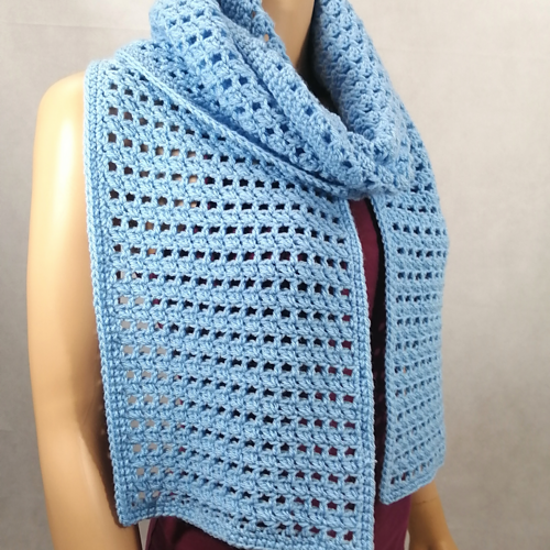 Ravelry: Simple and Light Scarf pattern by Rhelena