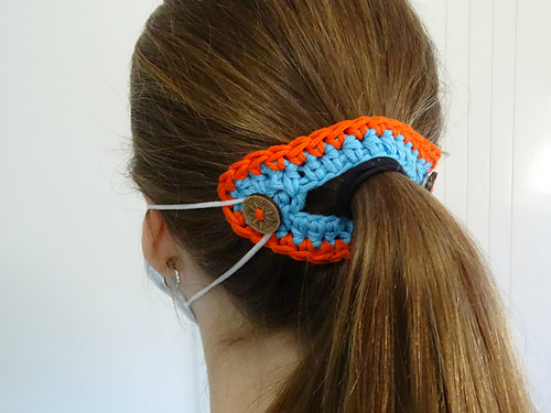 Ravelry: Ponytail Mask Ear Savers pattern by Rhinestone Mumma