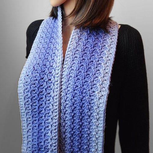 Ravelry: Ombre Evening Scarf pattern by Rhondda Mol (Oombawka Design)