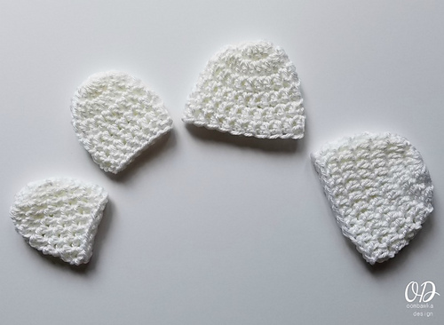 Ravelry: Micro Preemie Caps pattern by Rhondda Mol (Oombawka Design)