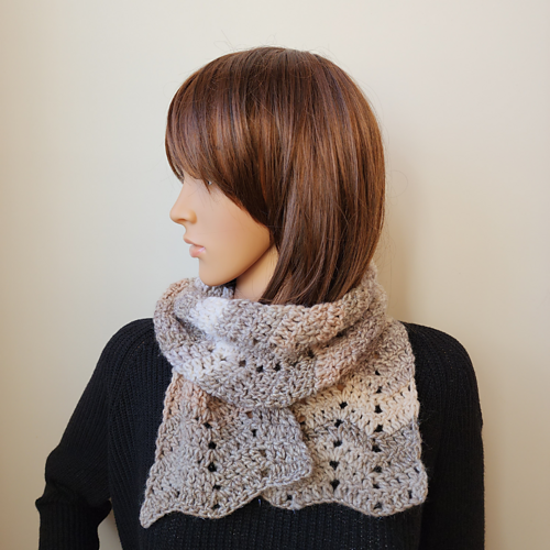 Ravelry: Shimmering Sands Ripple Scarf pattern by Rhondda Mol (Oombawka ...