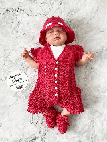 Ravelry: 'Victoria' 3 piece set pattern by Caroline Richards