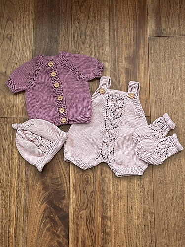 Ravelry: 'Fern' 4 piece set pattern by Caroline Richards
