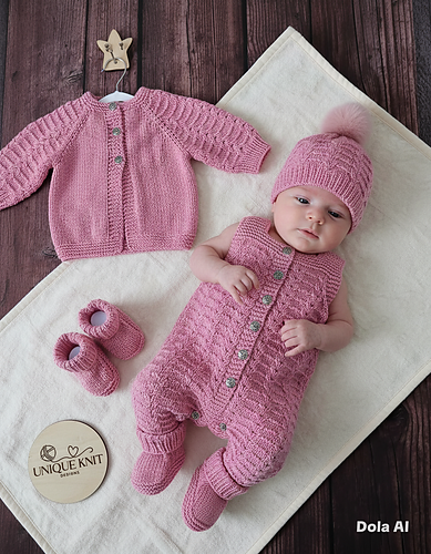 Ravelry: 'Aurora' 4 piece set pattern by Caroline Richards