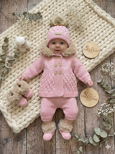 Ravelry: "Sage" 4 piece set pattern by Caroline Richards