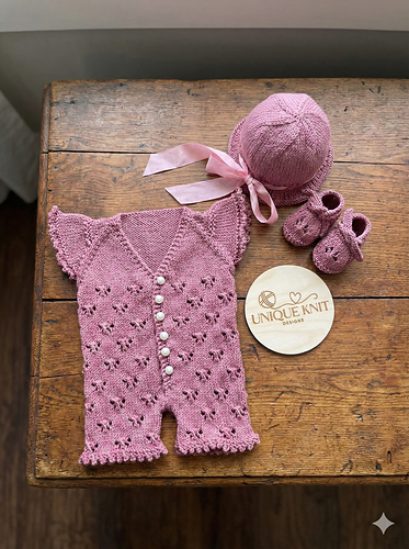 Ravelry: 'Victoria' 3 piece set pattern by Caroline Richards