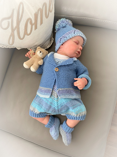 Ravelry: "Capri" 4 piece set pattern by Caroline Richards