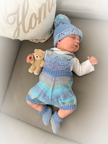 Ravelry: "Capri" 4 piece set pattern by Caroline Richards