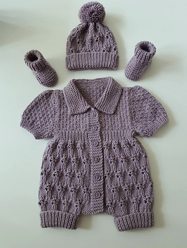 Ravelry: "Bluebell" Romper pattern by Caroline Richards