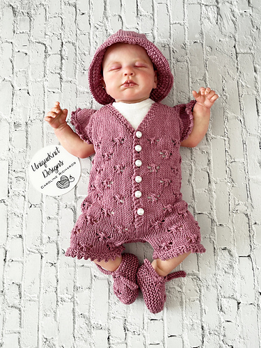 Ravelry: 'Victoria' 3 piece set pattern by Caroline Richards