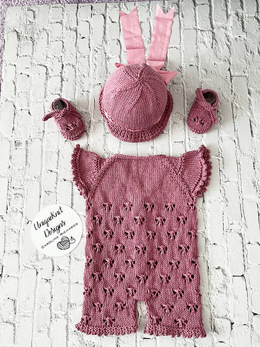 Ravelry: 'Victoria' 3 piece set pattern by Caroline Richards