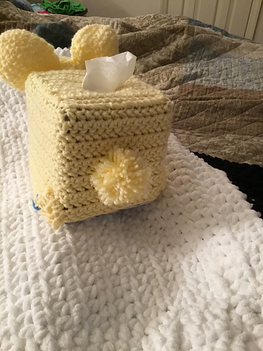 Ravelry: Easter Bunny Tissue Box Cover pattern by Rilla Edwards