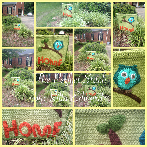 Ravelry: Owl Garden Flag pattern by Rilla Edwards