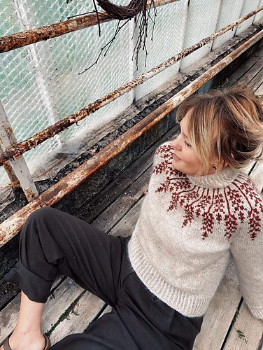Ravelry: LUPIN Sweater pattern by Hanne Rimmen