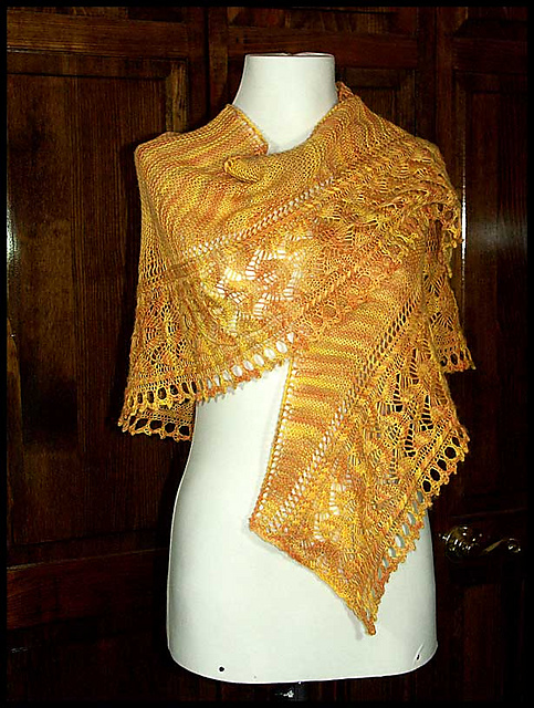 Ravelry: RitaMiller's Monarch Butterfly Shawl