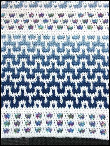 Ravelry: RitaMiller's Woven Mosaic Afghan