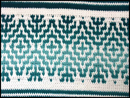 Ravelry: RitaMiller's Nordic Stripes Blanket