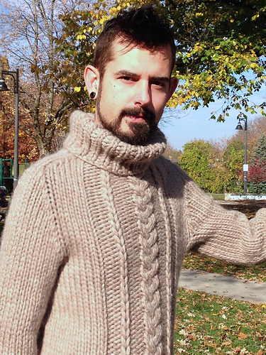 Ravelry: Not A Boyfriend Sweater pattern by Robbie Laughlin