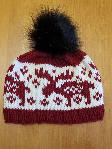 Ravelry: Canadian Moose Hat pattern by Robyn Fiori