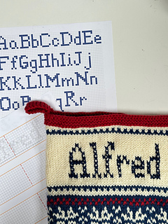 Ravelry: Scandi Christmas Stocking pattern by Robyn Macdonald