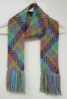 Ravelry: RockinLola's RockinLola waterlily planned pooling scarf