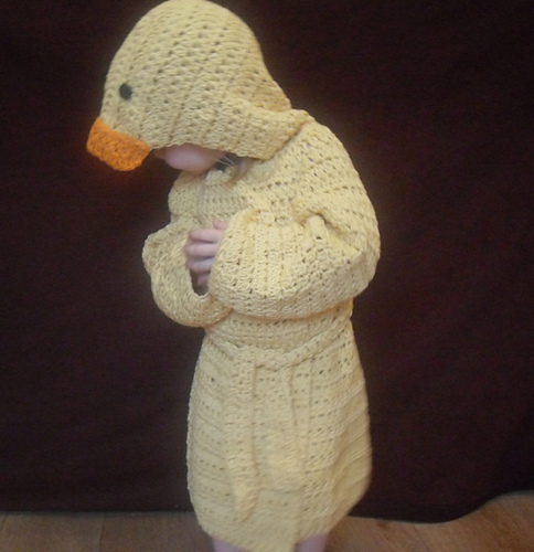 Ravelry: Toddler's Duck Bathrobe Kid's pattern by Peach. Unicorn