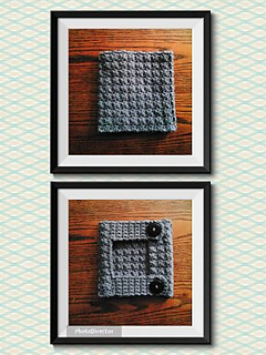 Ravelry: Squares and Buttons Boot Cuffs pattern by Rhonda De Vault