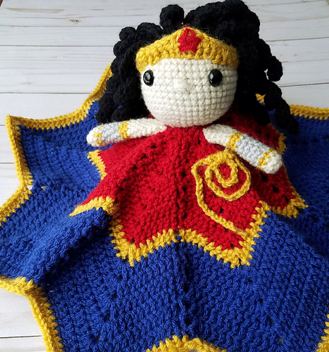 Ravelry: Wonder Woman Lovey pattern by Angela Thomas