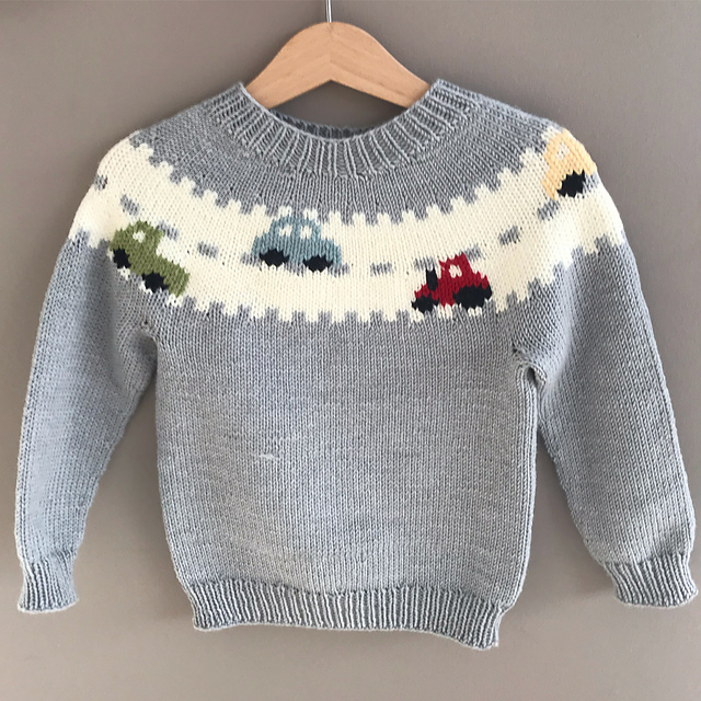 Ravelry: Car track sweater/pullover/tröja pattern by Ruta D.