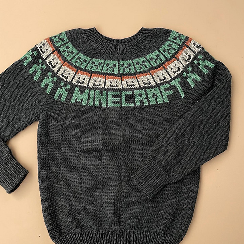 Ravelry: Minecraft sweater pattern by Ruta D.